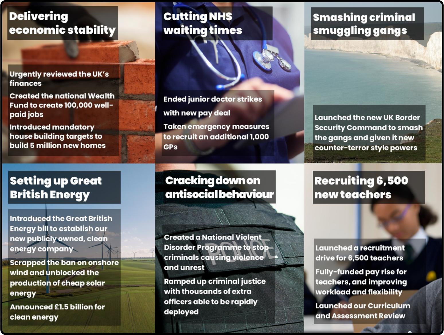 Labour’s six first steps delivering change - Thurrock Labour